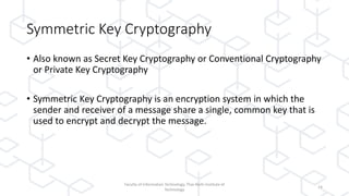 Blockchain Technology - Week 5 - Cryptography and Steganography | PPT
