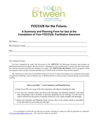 B'tween foccus for_the_future_en | PDF | Marriage and Civil Unions ...