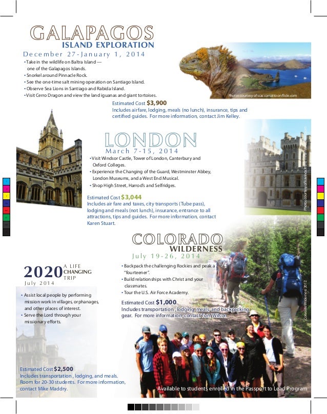 School Travel Flyer