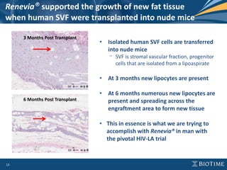 BioTime Investor Presentation 2016 | PPT