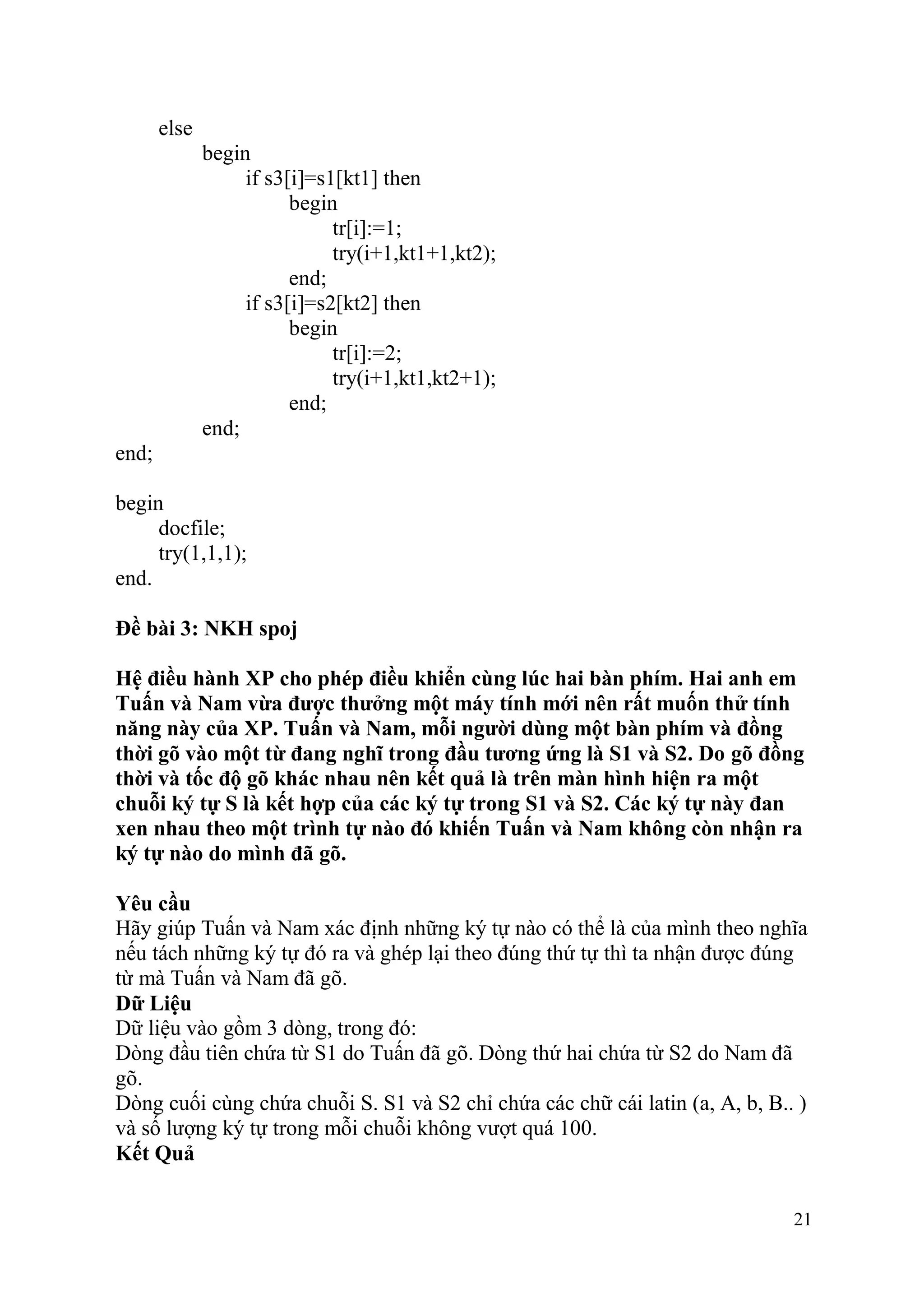 Bài tập xâu cơ bản-nâng cao | PDF