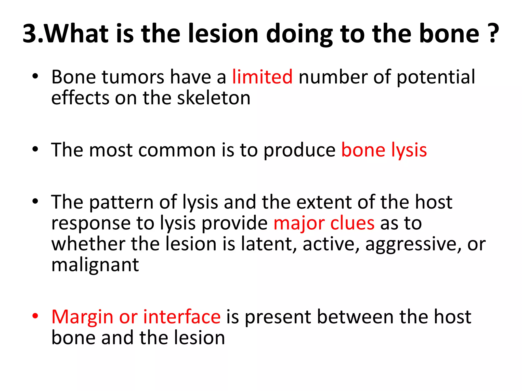 radiographic analysis of bone tumors | PPTX