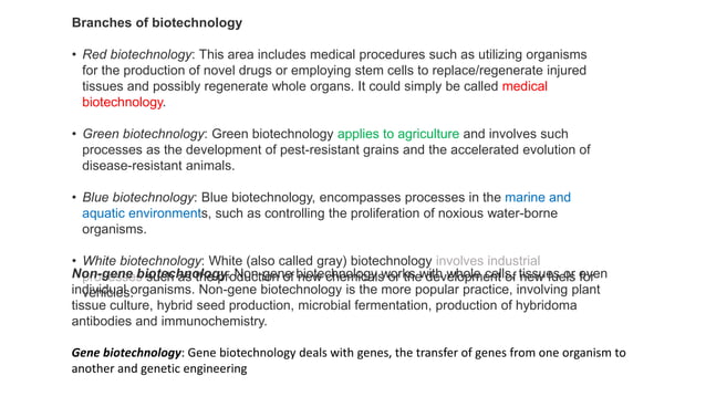 Biotechnology and its history and scope.pptx | Biotech and Biomedical ...