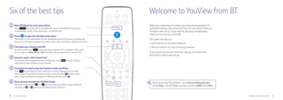 BT Youview Plus Set Top Box User Guide | PDF
