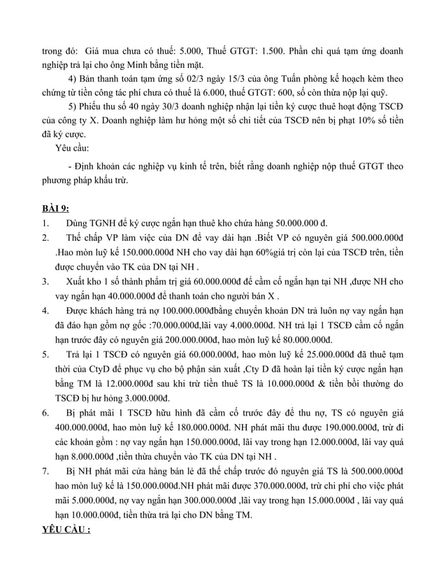 Bt z,pthu,ptra,tt,vbt kttc2 | PDF