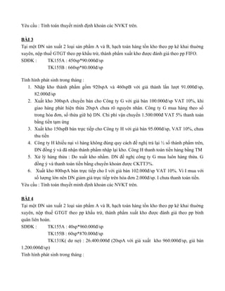 Bt z,pthu,ptra,tt,vbt kttc2 | PDF