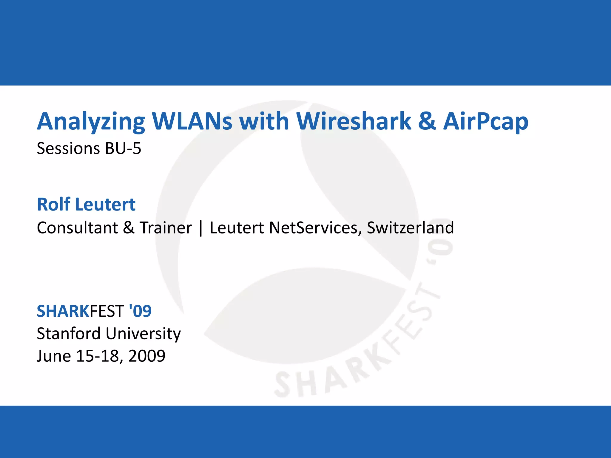 Using WireShark with AirPCAP | PDF