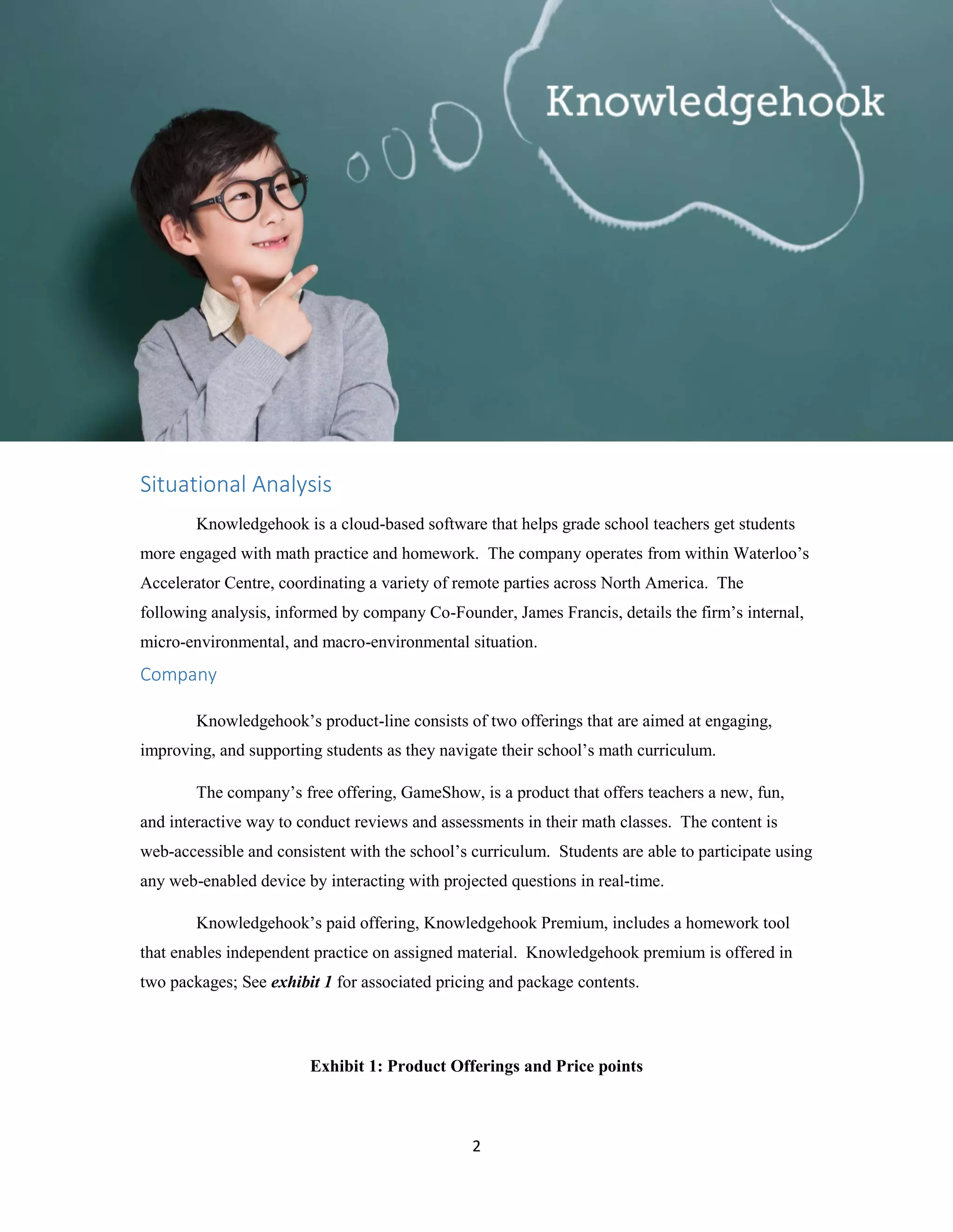 BU682 KnowledgeHook.com North American Market Research | PDF ...