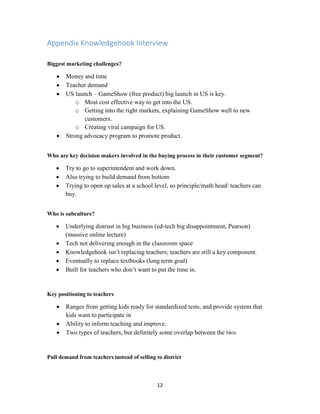 BU682 KnowledgeHook.com North American Market Research | PDF ...