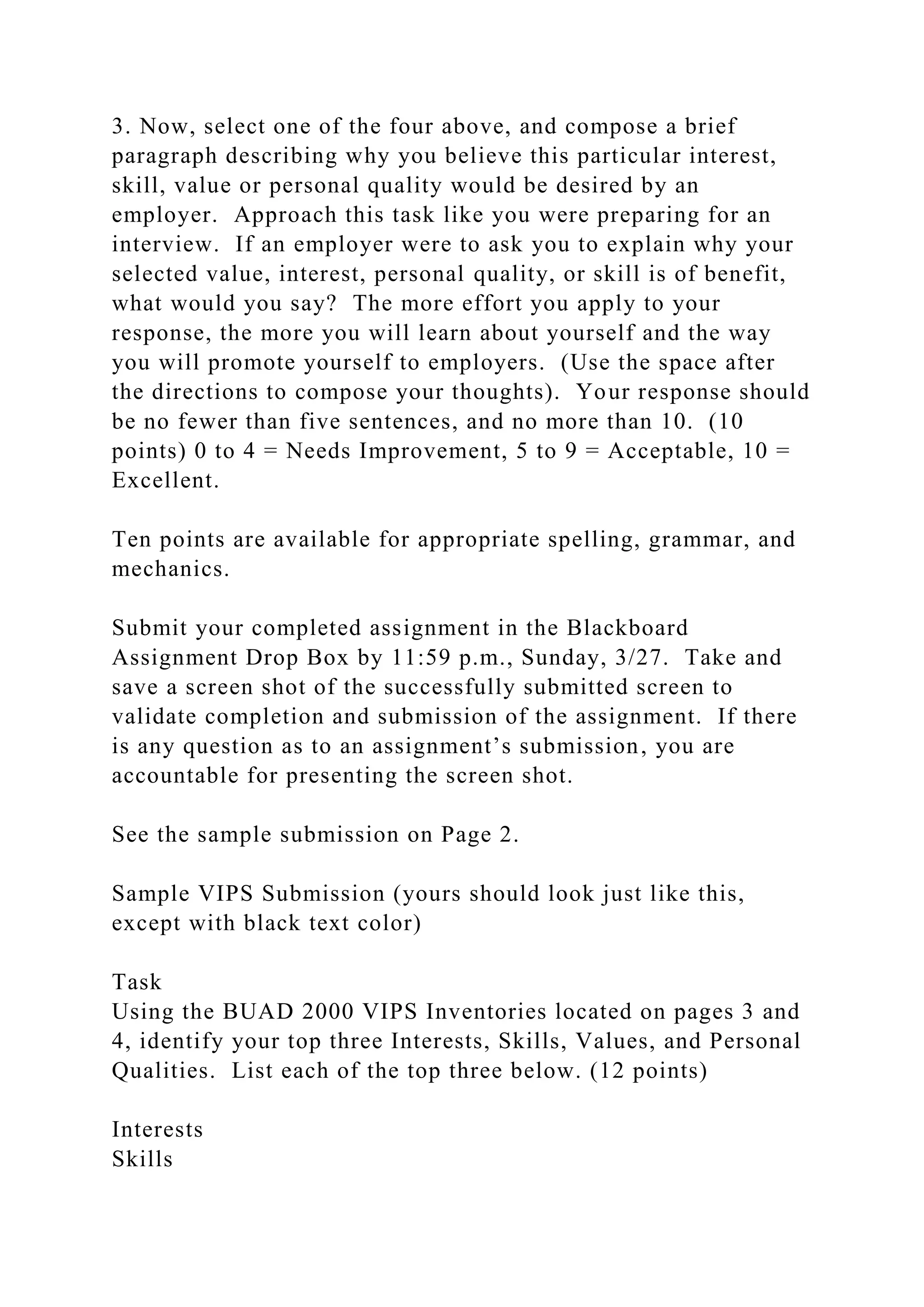 BUAD 2000 VIPS WorksheetDue 32716 by 1159 p.m. in the Blackbo.docx