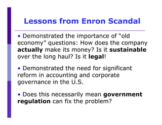 ENRON PPT | PDF