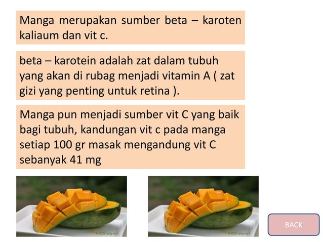 Buah dan sayur | PPTX