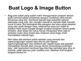 Buat logo dan image button | PPT