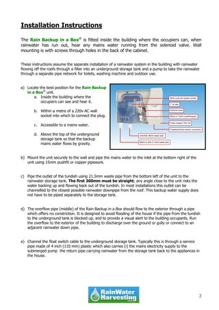 Rain Backup in a Box Install (FL20) LQ | PDF | Water Services | Home ...