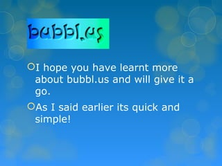 Bubbl.us | Technology & Computing