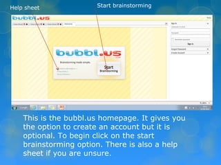 Bubbl.us | Technology & Computing