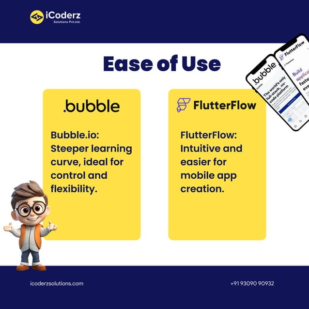 Difference Between Bubble and FlutterFlow | PDF