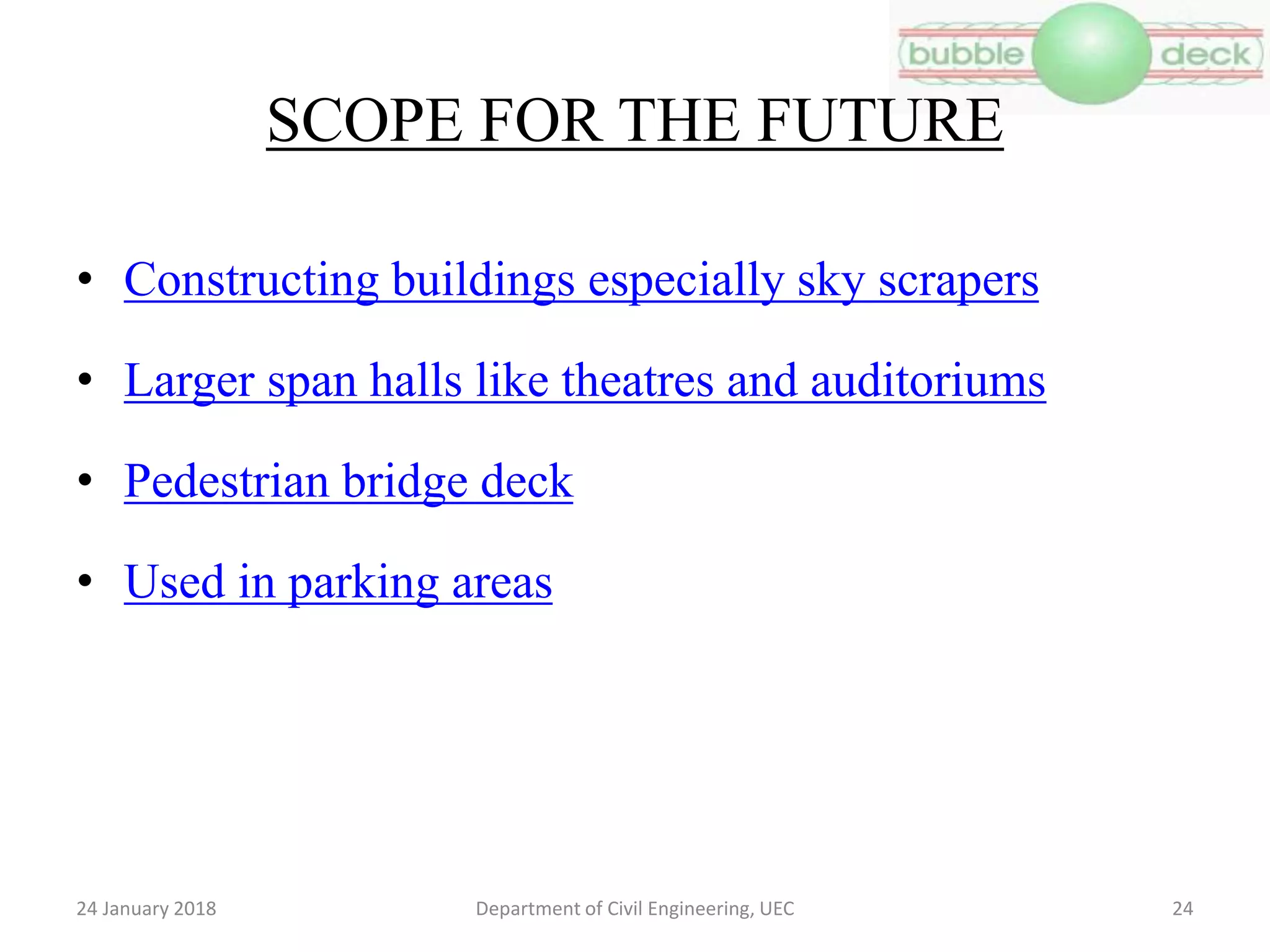 Bubble deck slab system | PPT