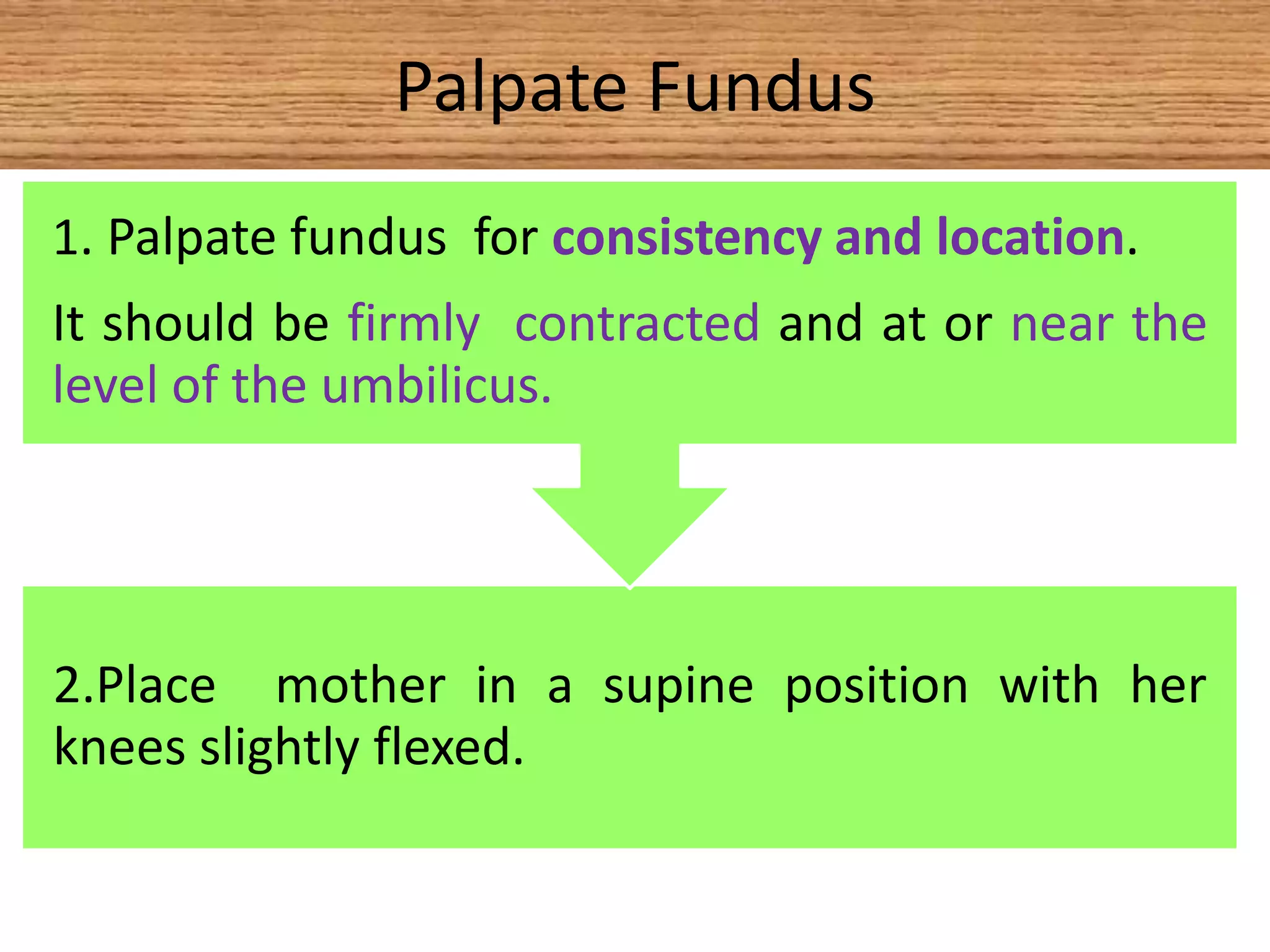 Postnatal Mother Examination - BUBBLE-HE | PPTX