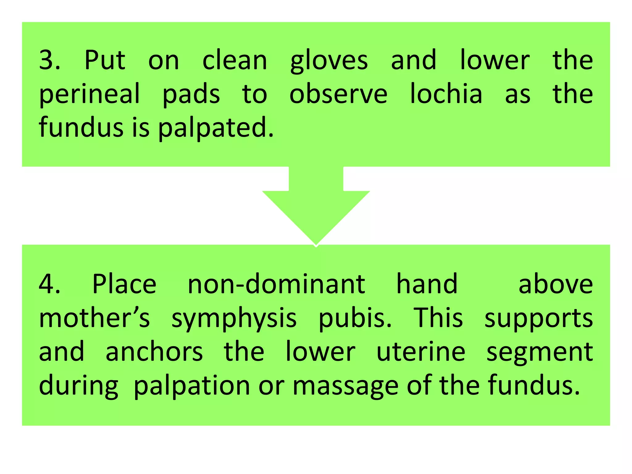Postnatal Mother Examination - BUBBLE-HE | PPTX