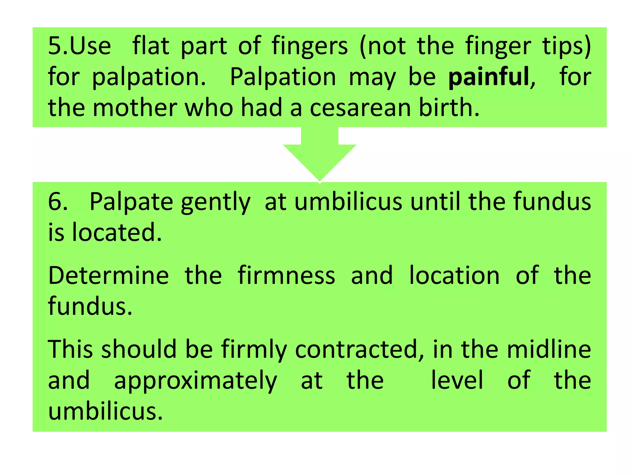 Postnatal Mother Examination - BUBBLE-HE | PPTX