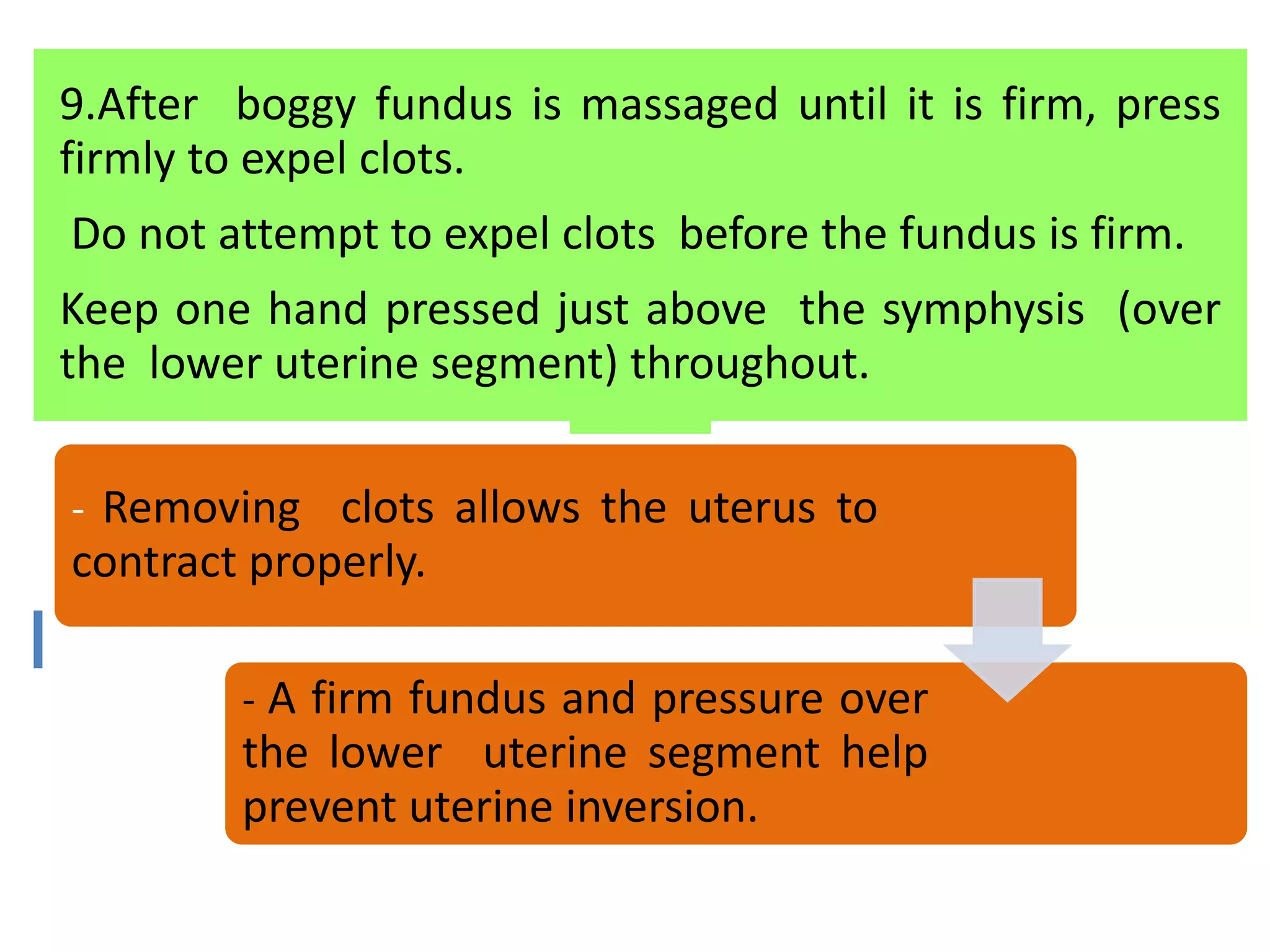 Postnatal Mother Examination - BUBBLE-HE | PPTX