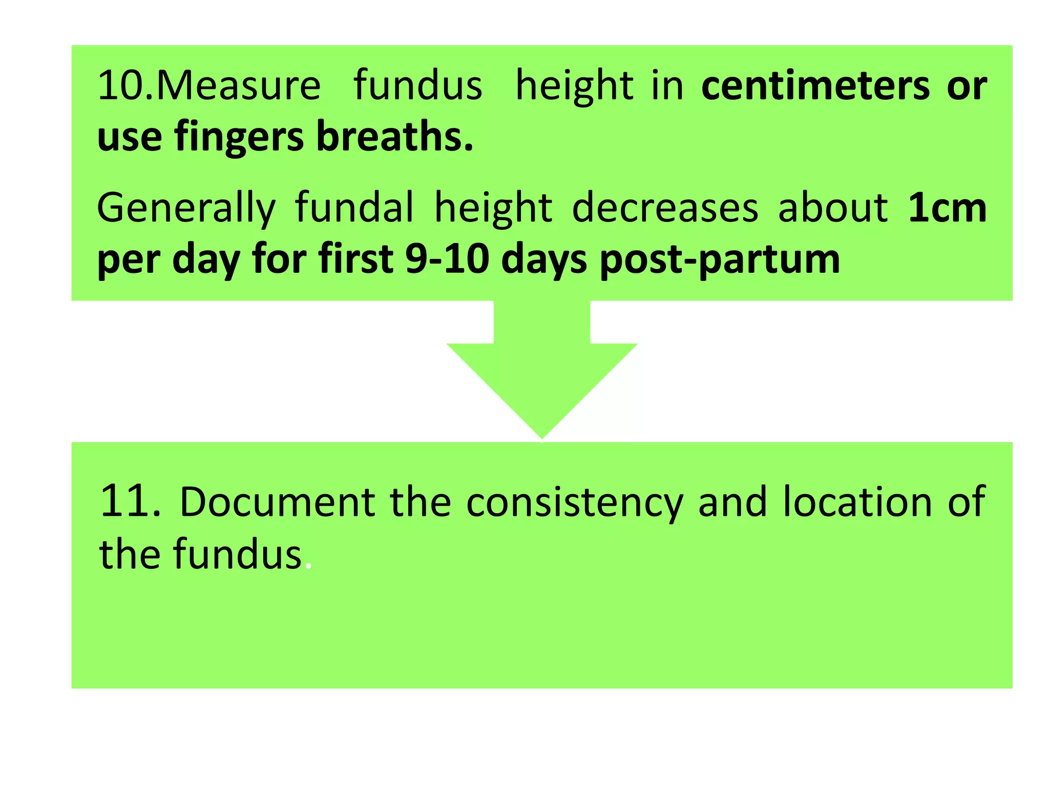 Postnatal Mother Examination - BUBBLE-HE | PPTX