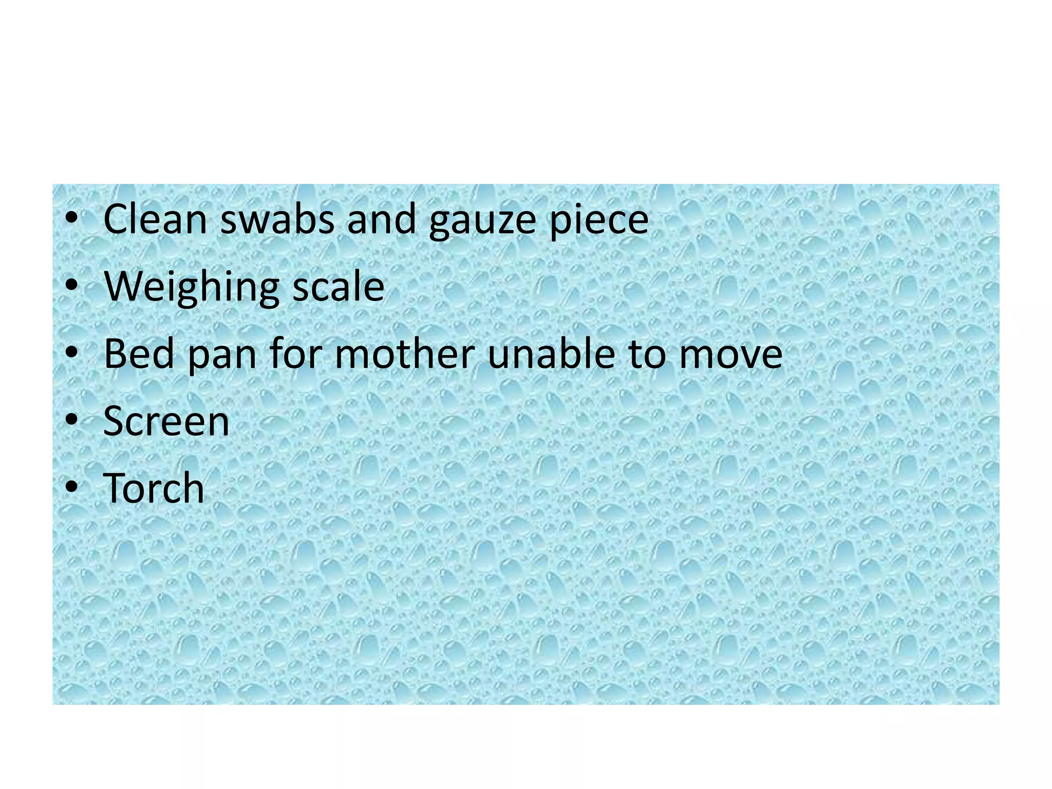 Postnatal Mother Examination - BUBBLE-HE | PPTX