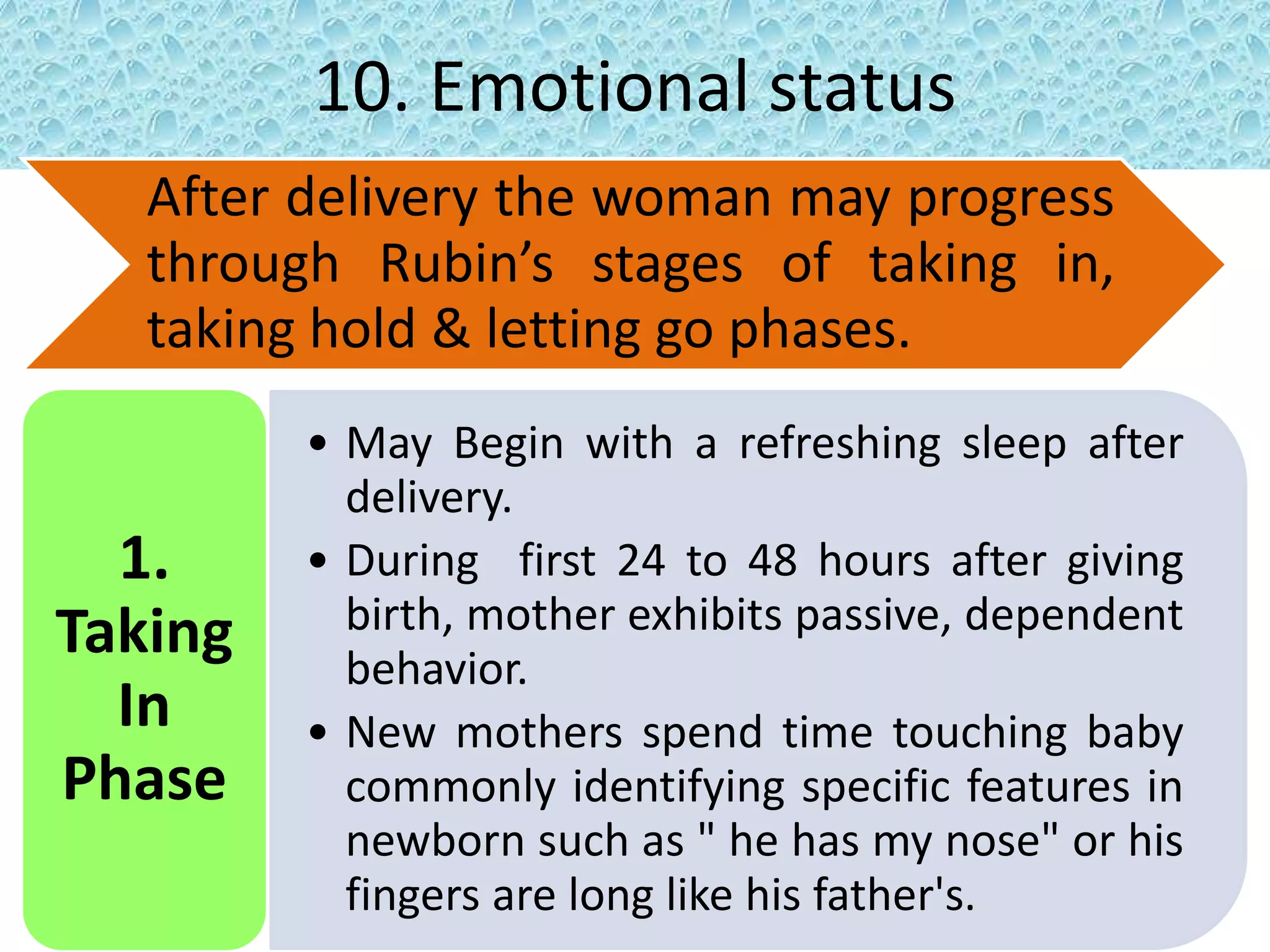 Postnatal Mother Examination - BUBBLE-HE | PPTX