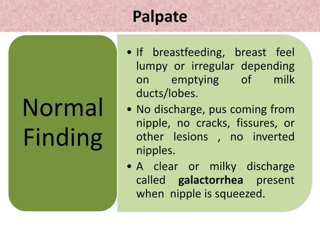 Postnatal Mother Examination - BUBBLE-HE | PPTX
