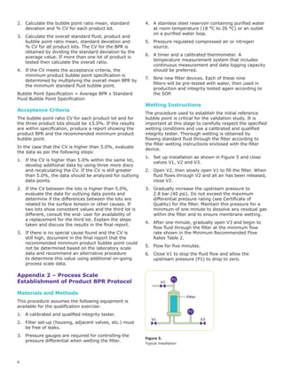 Establishing Product Specific Bubble Point Values for Sterilizing-Grade ...
