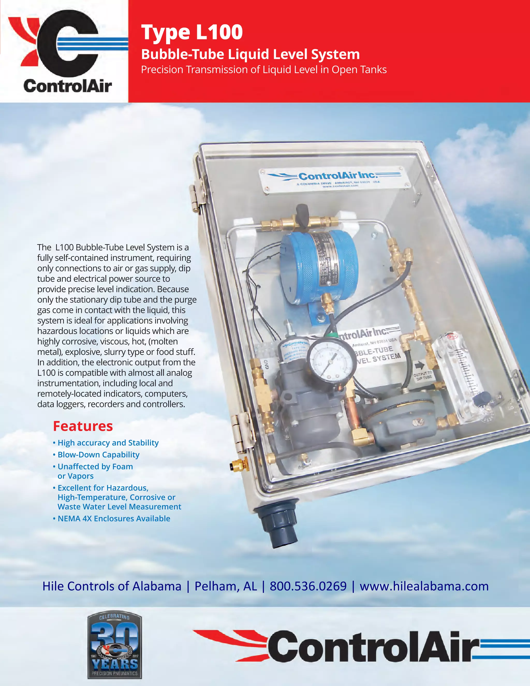 Bubble-Tube Liquid Level System | PDF