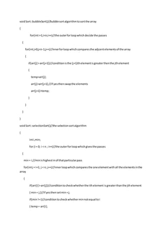 Bubble and selection | PDF