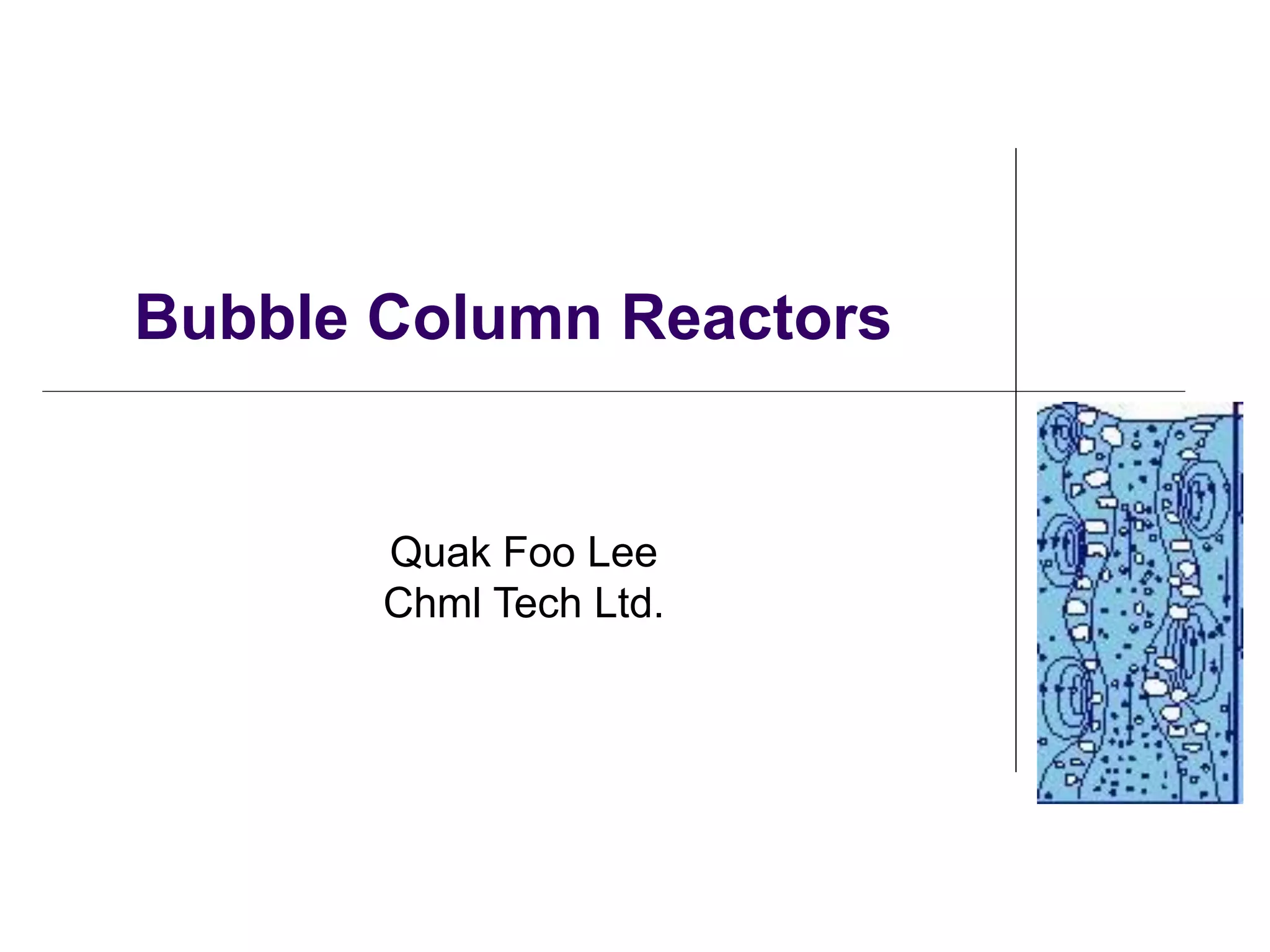 Bubble Column Reactors | PDF