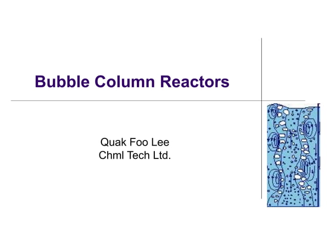 Bubble Column Reactors | PDF