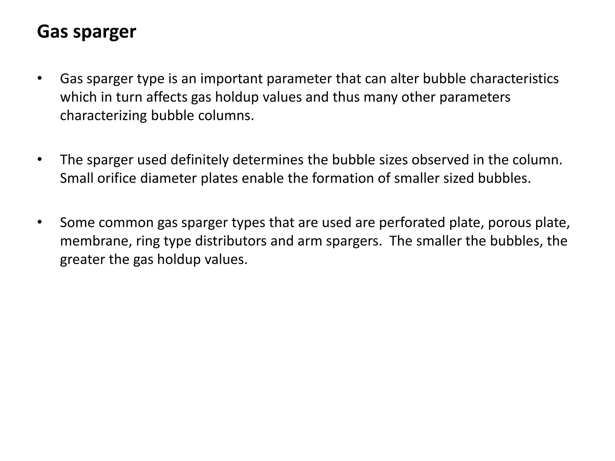 Bubble column reactor | PPTX