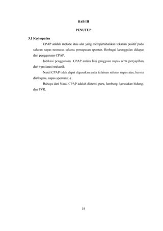 Bubble cpap | PDF