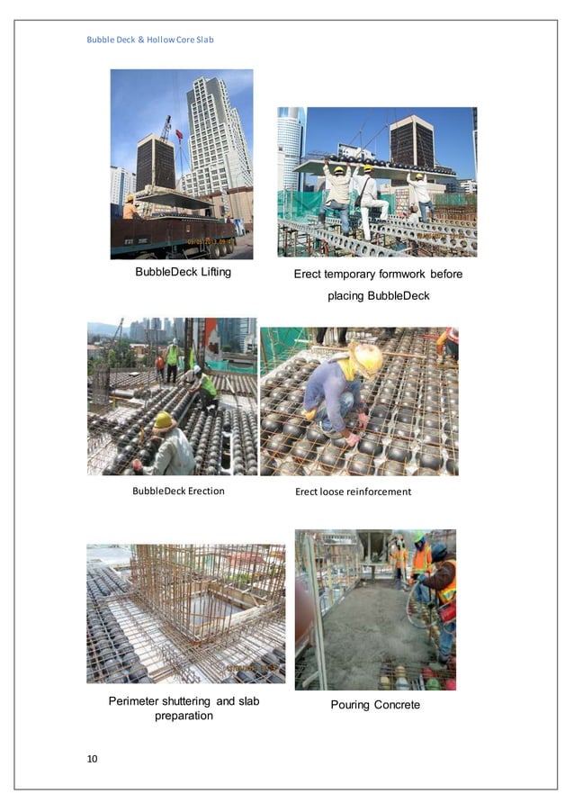 Bubble deck & hollow core slab | DOCX