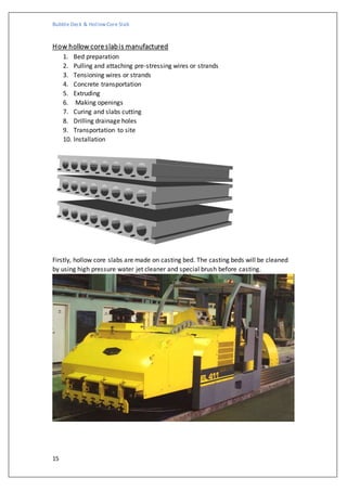 Bubble deck & hollow core slab | DOCX