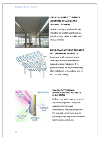 Bubble deck & hollow core slab | DOCX