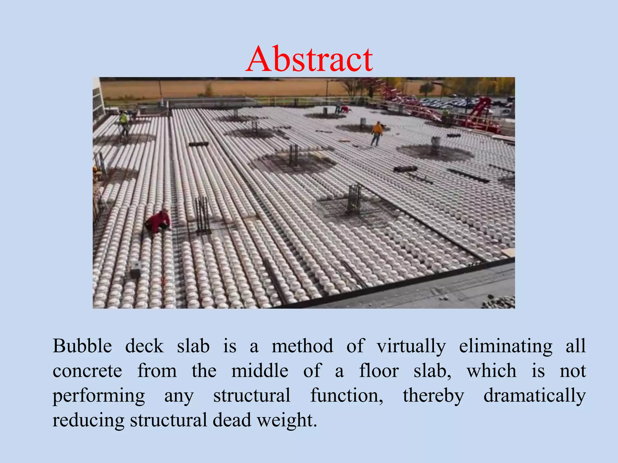 Bubble deck slab ppt | PPTX