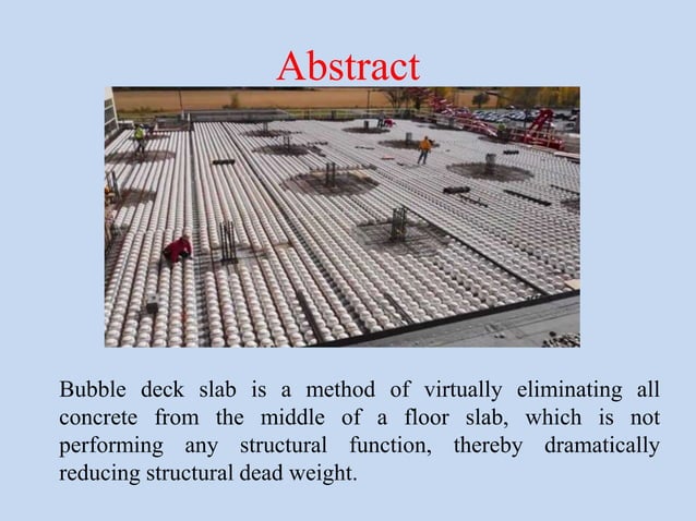 Bubble deck slab ppt | PPTX | Home Improvement | Home & Garden