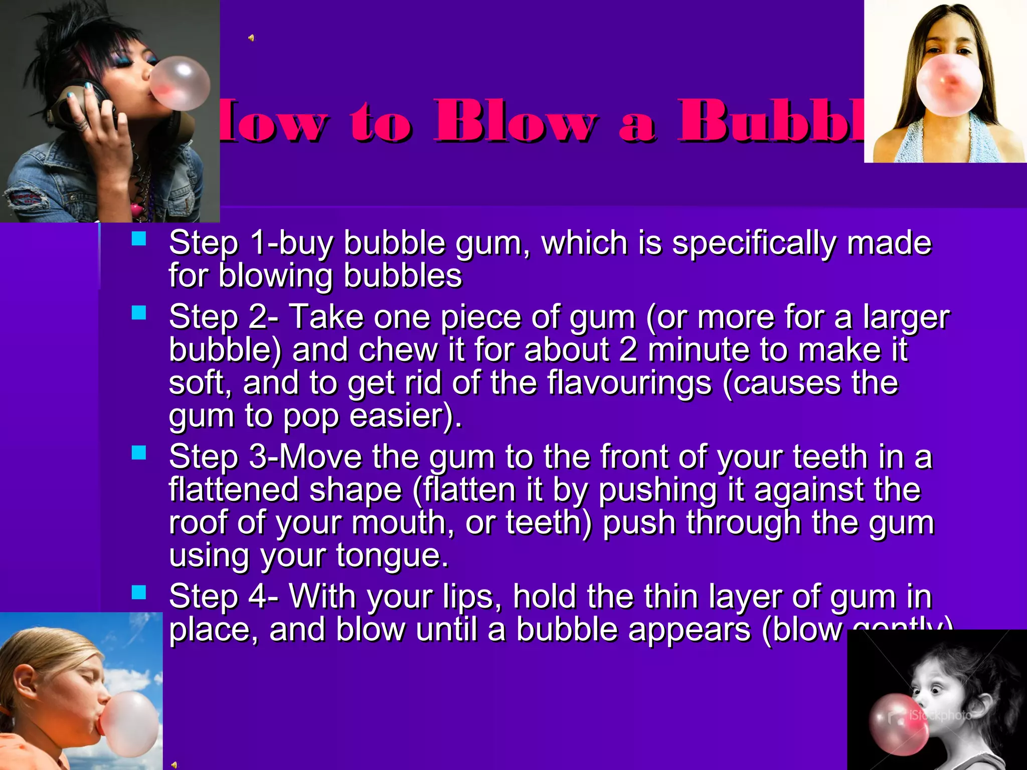 Bubble gum | PPT