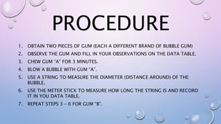 Bubble gum | PPTX
