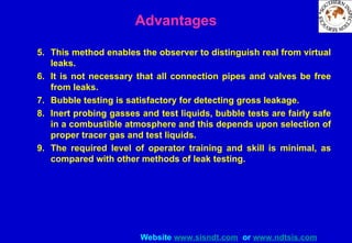 Principles of Bubble Emission Leak Testing.ppt