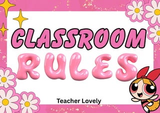 Bubbles Classroom Rules for Instructional Materials | PDF