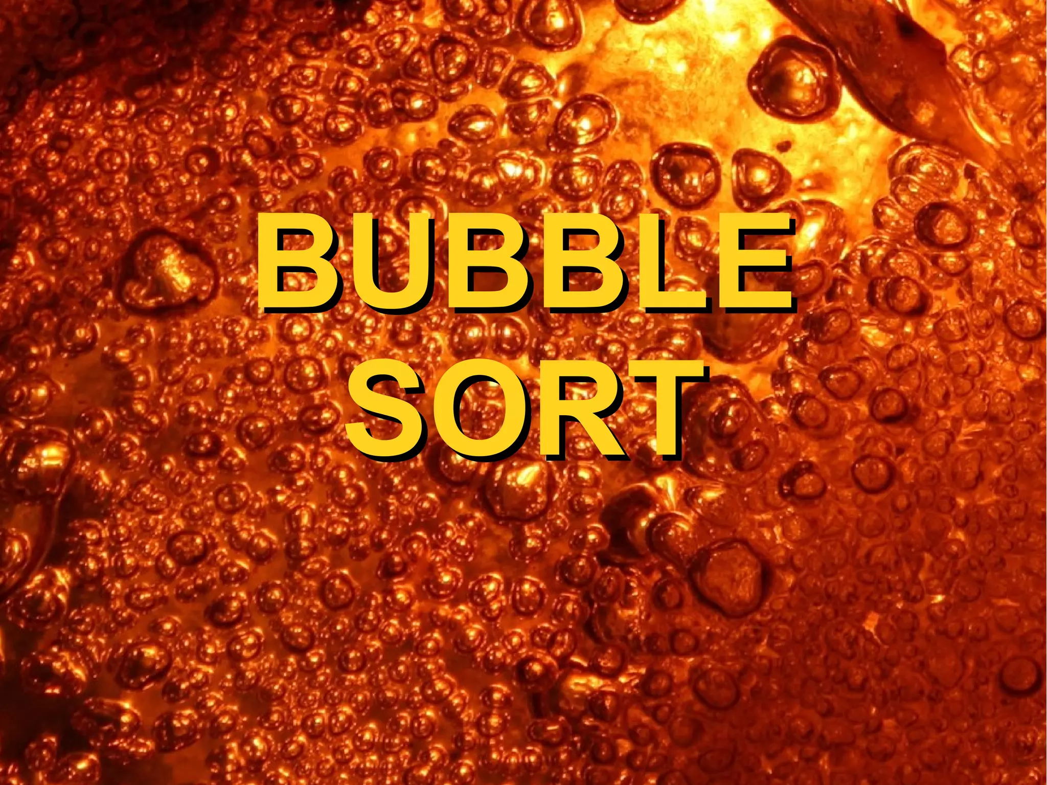 Bubblesort Algorithm Ppt