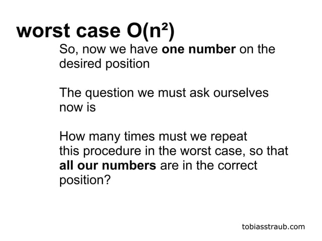 Bubblesort Algorithm | PPT