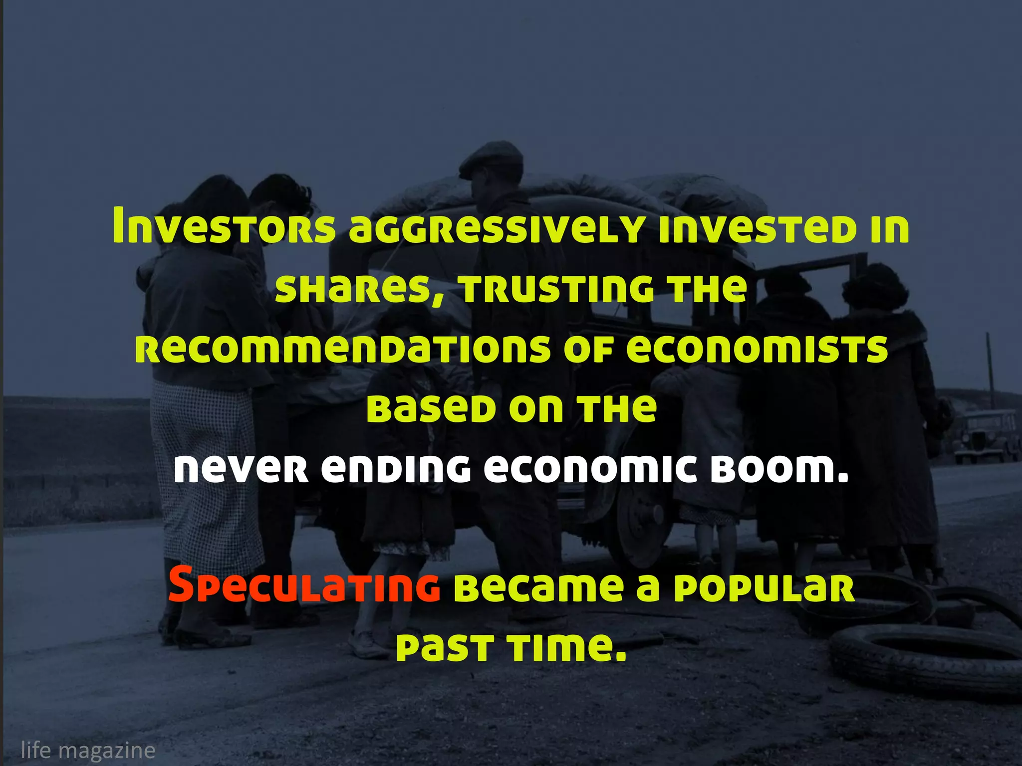 Bubble Spotting - The Great Wall Street Crash of 1929 | PDF