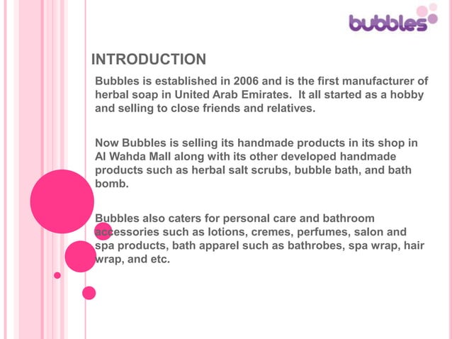 Bubbles Presentation Ppsx